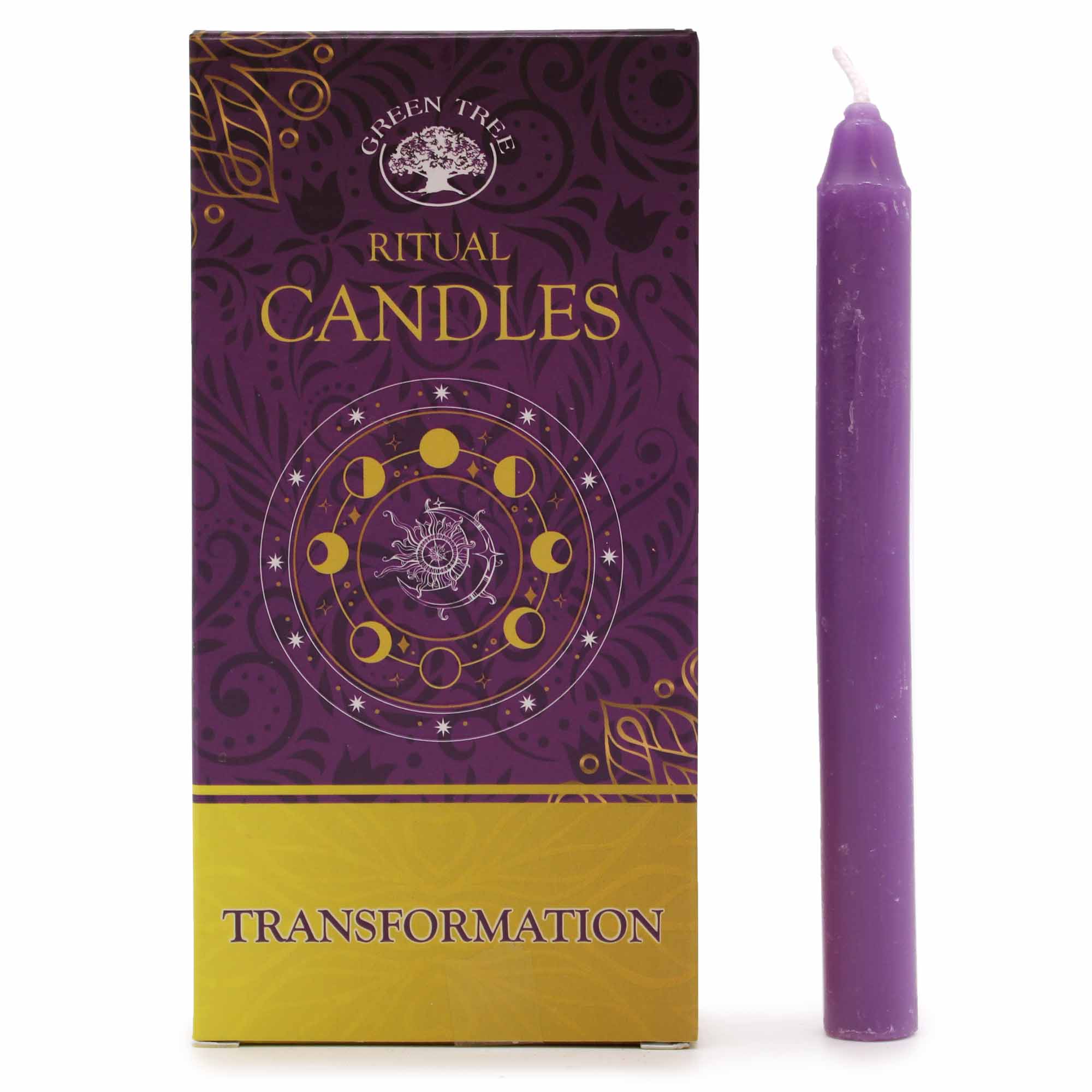 10st Lila Magiska Ljus - Spell candles - Transformation till Sveriges ...